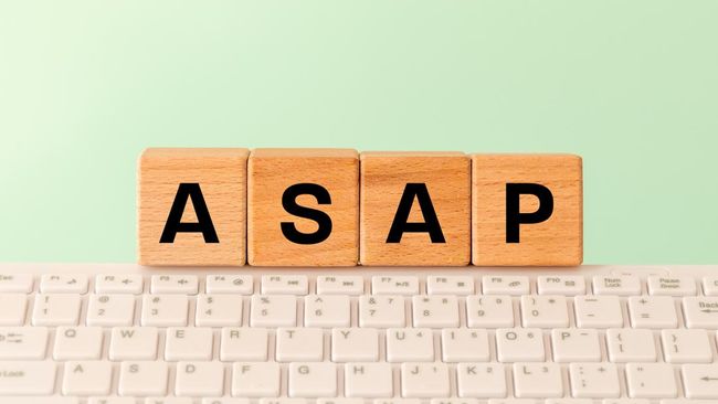 Kepanjangan ASAP, Istilah yang Kerap Digunakan saat Merespons Cepat