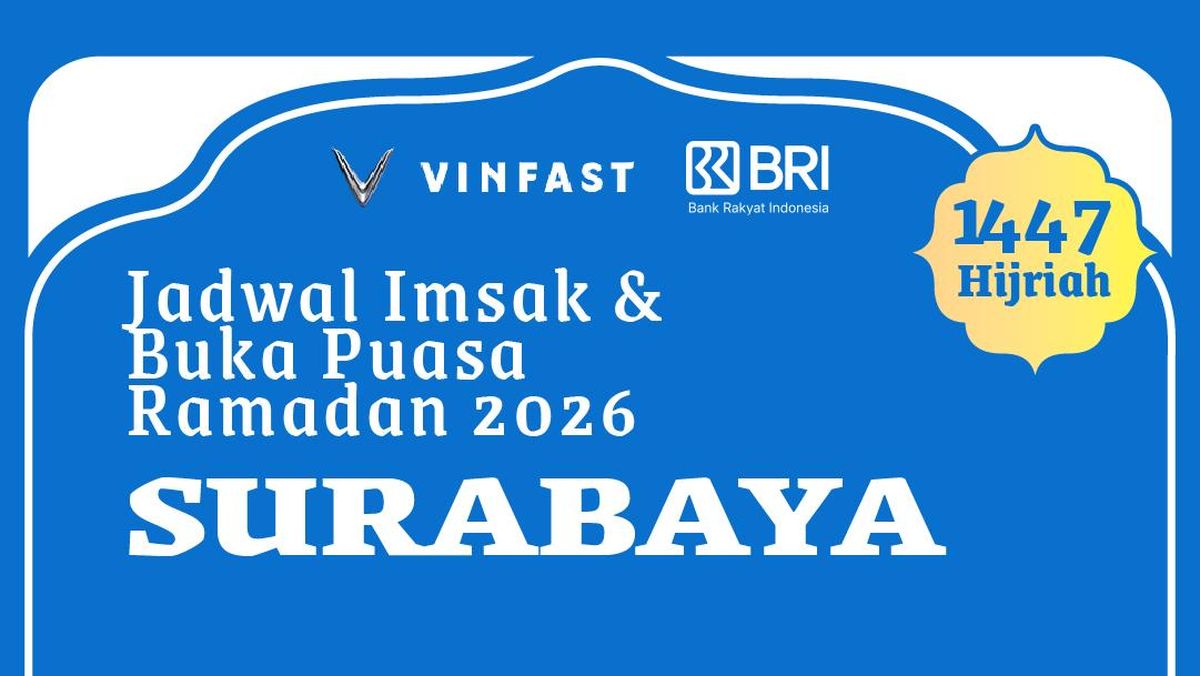 Infografis: Jadwal Imsak Dan Buka Puasa Ramadan 2026 Surabaya