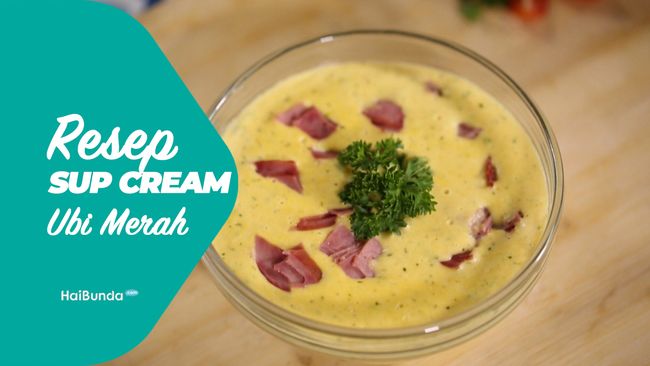 Resep Sup Cream Ubi Merah