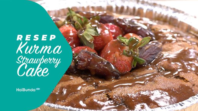 Resep Kurma Strawberry Cake