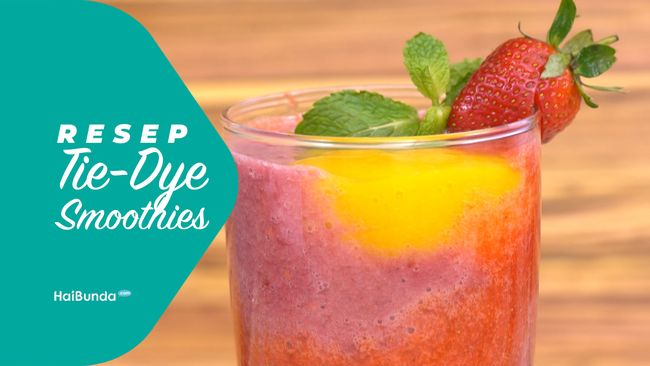 Resep Tie-Dye Smoothies