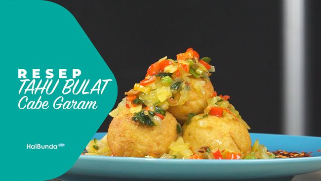 Resep Tahu Bulat Cabe Garam