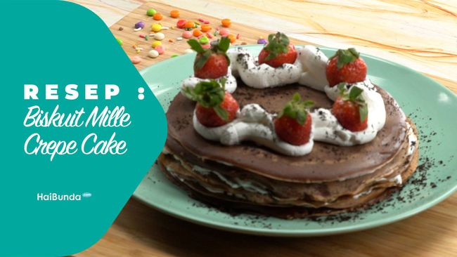 Resep Biskuit Mille Crepe Cake