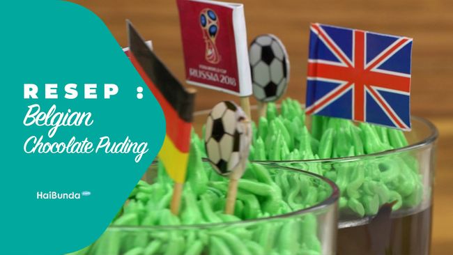 Resep Belgian Chocolate Pudding